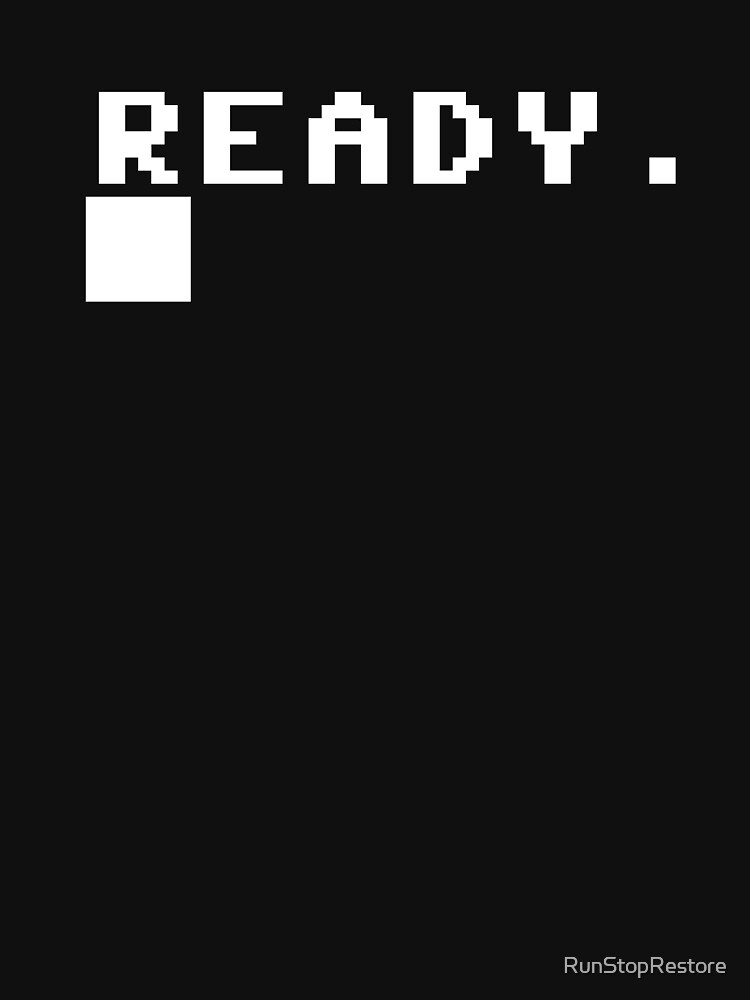 "Commodore 64 READY Prompt C64" Essential T-Shirt for Sale by ...