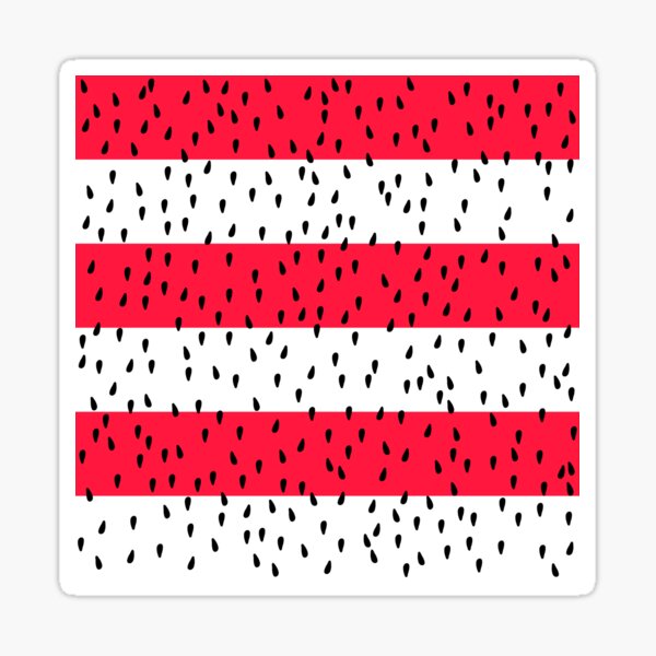 "Watermelon rain" Sticker for Sale by ElenaIvanPapa | Redbubble