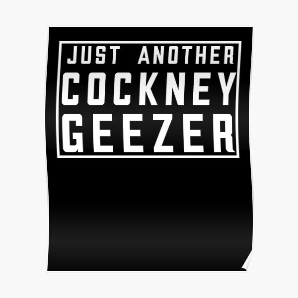 Cockney Posters | Redbubble