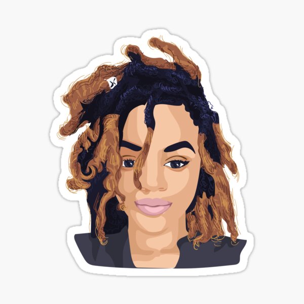 "Crazy Cool Locks" Sticker by animejones | Redbubble