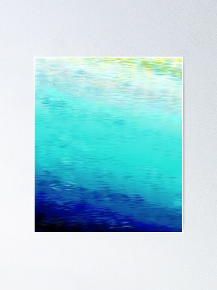 "Study of depth of water" Poster for Sale by Kit-Cat-Art | Redbubble