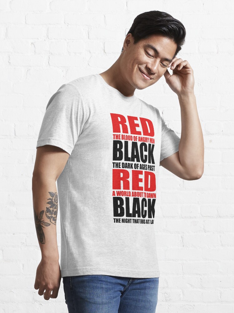 "Red & Black" T-shirt for Sale by tothebarricades | Redbubble | les mis ...