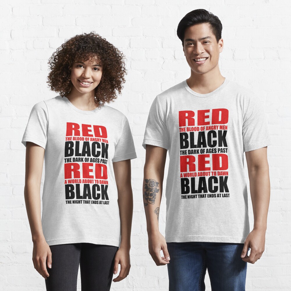 "Red & Black" T-shirt for Sale by tothebarricades | Redbubble | les mis ...