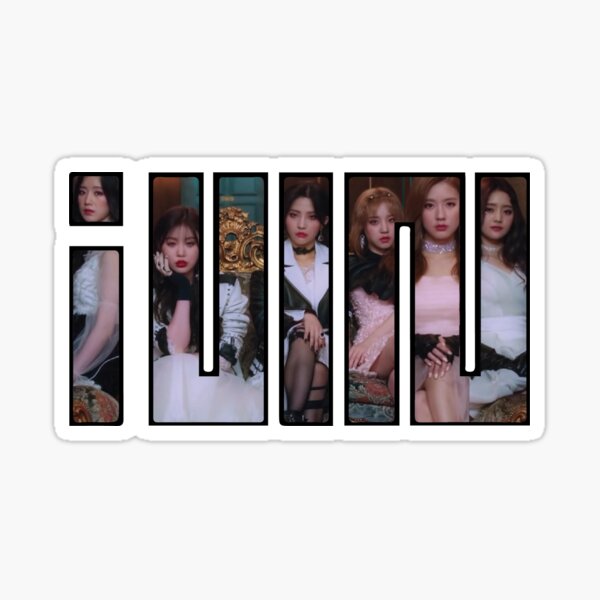 "(G)I-DLE ICON LOGO" Sticker by shatsukstore | Redbubble