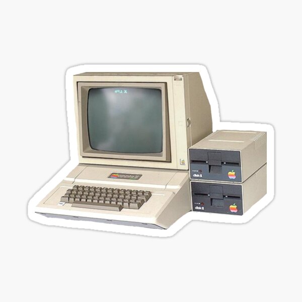 "retro computer" Sticker for Sale by TheBoyTeacher | Redbubble