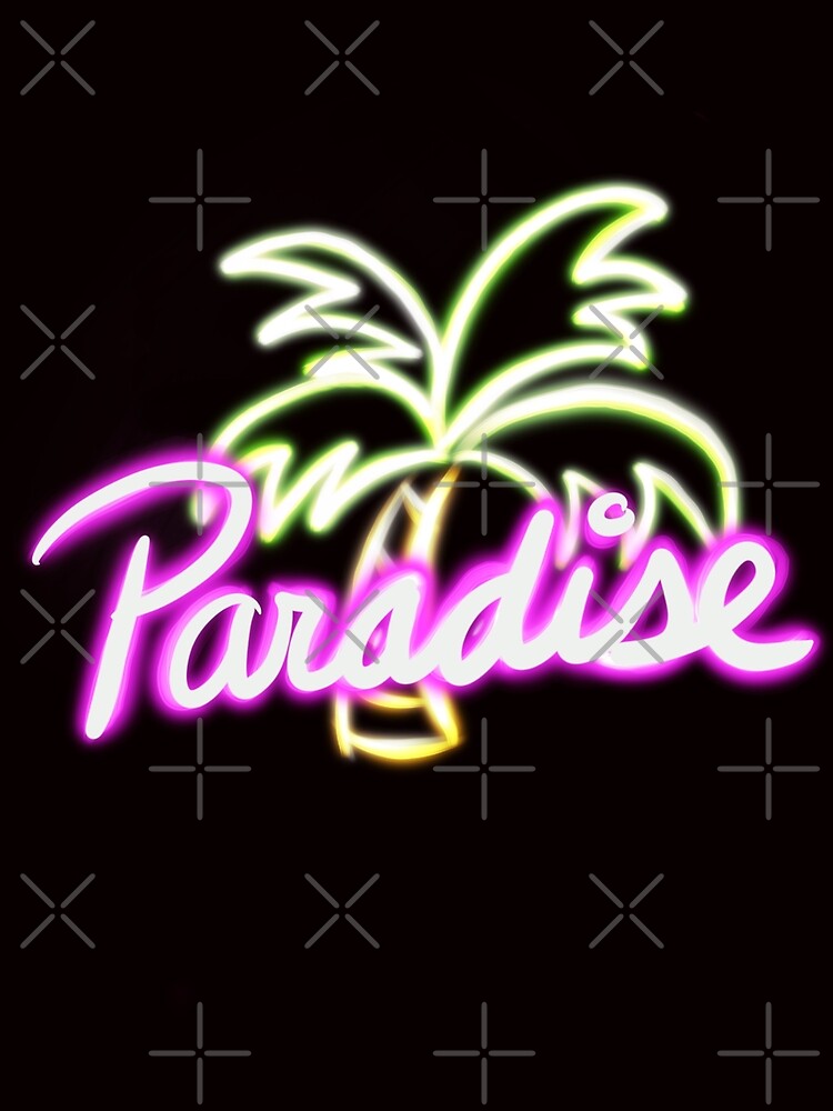 "Neon Paradise" Art Print by RogueGear | Redbubble