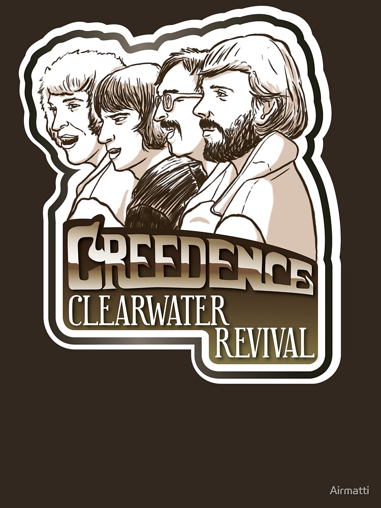 "T-shirt CCR, Creedence Clearwater Revival" T-shirt for Sale by ...