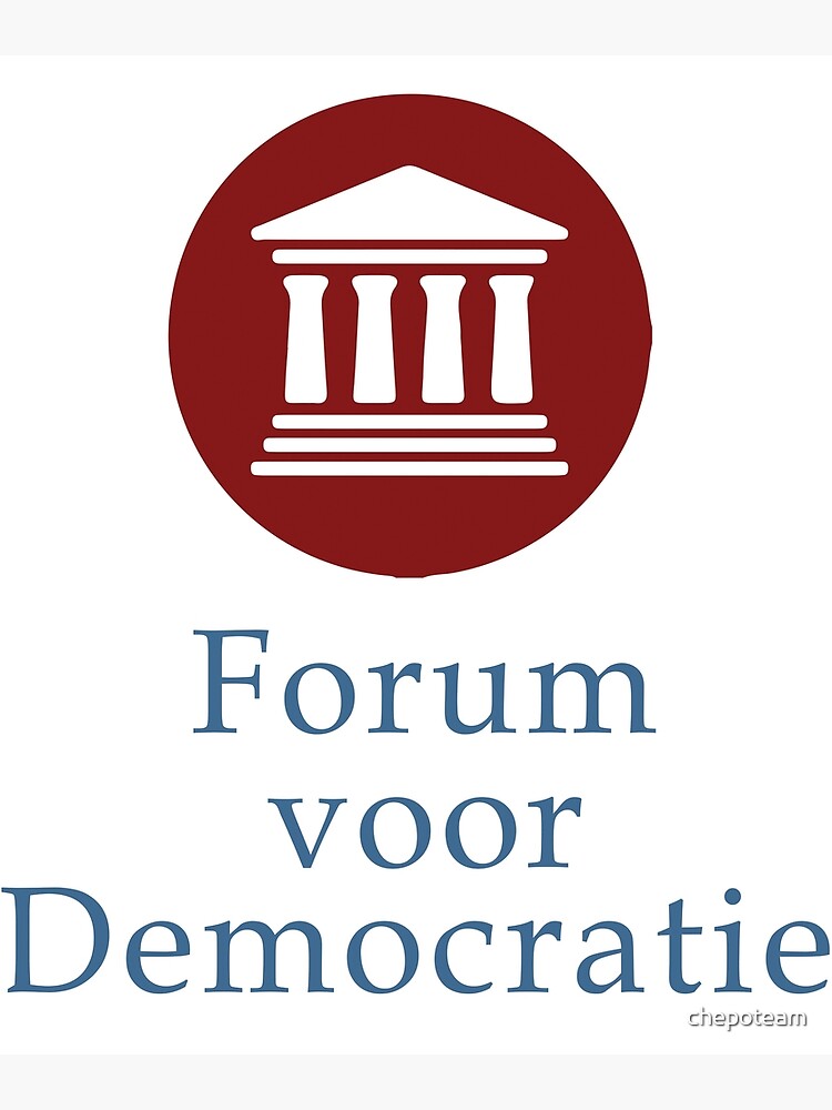 "FVD Forum voor Democratie" Poster for Sale by chepoteam | Redbubble