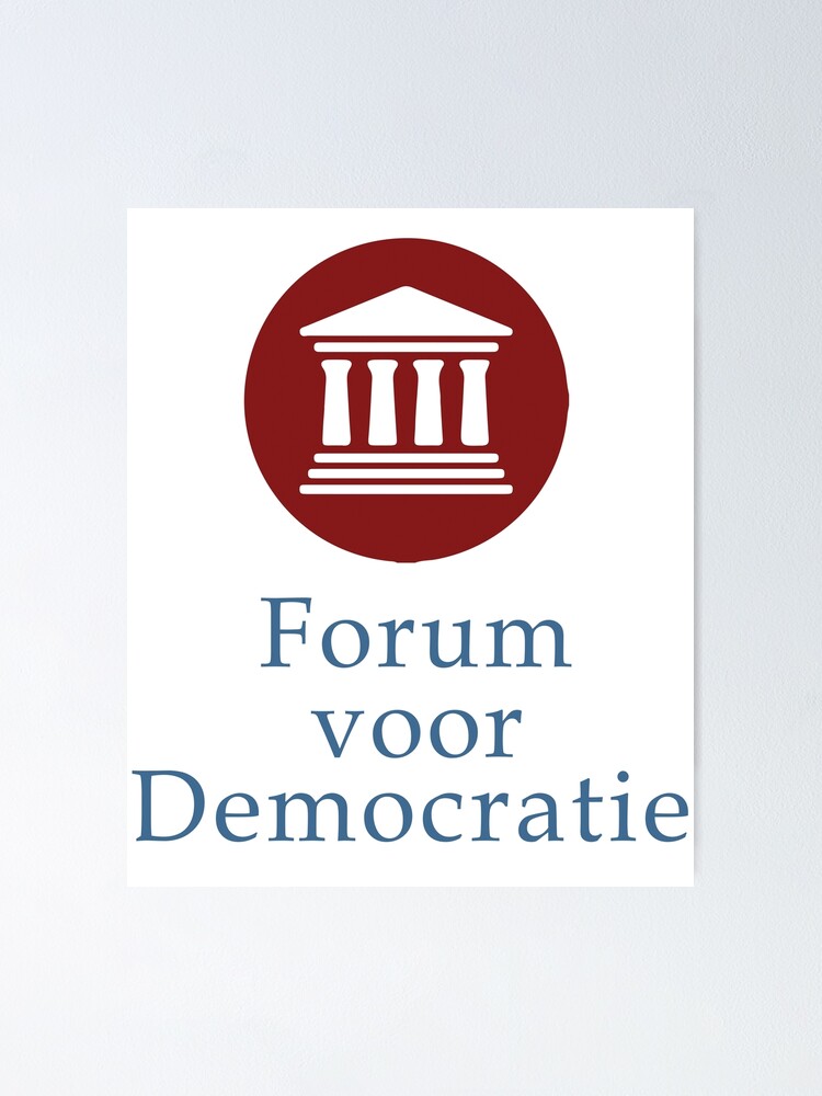 "FVD Forum voor Democratie" Poster for Sale by chepoteam | Redbubble