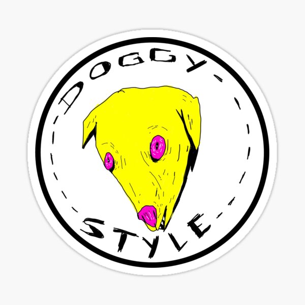 "Doggy style " Sticker for Sale by AnimalFart | Redbubble