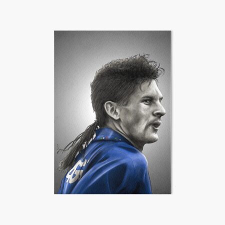 "Roberto Baggio - Italy Football Artwork" Art Board Print by ...