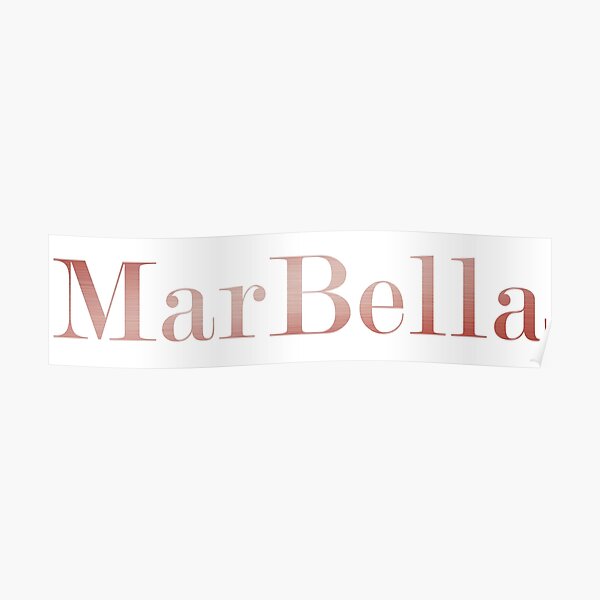 "Marbella pink" Poster for Sale by luggagestickers | Redbubble