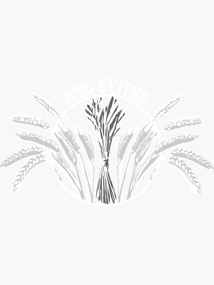"Heil Seitan" Sticker for Sale by BrookhavenMktg | Redbubble