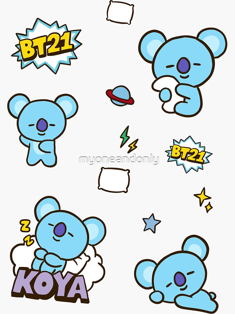 Bt21 Sticker Koya , Bt21 Koya Bts Stickers for Sale – OAPHT