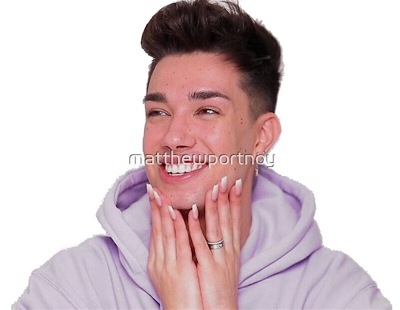 "James Charles Smiling" by matthewportnoy | Redbubble