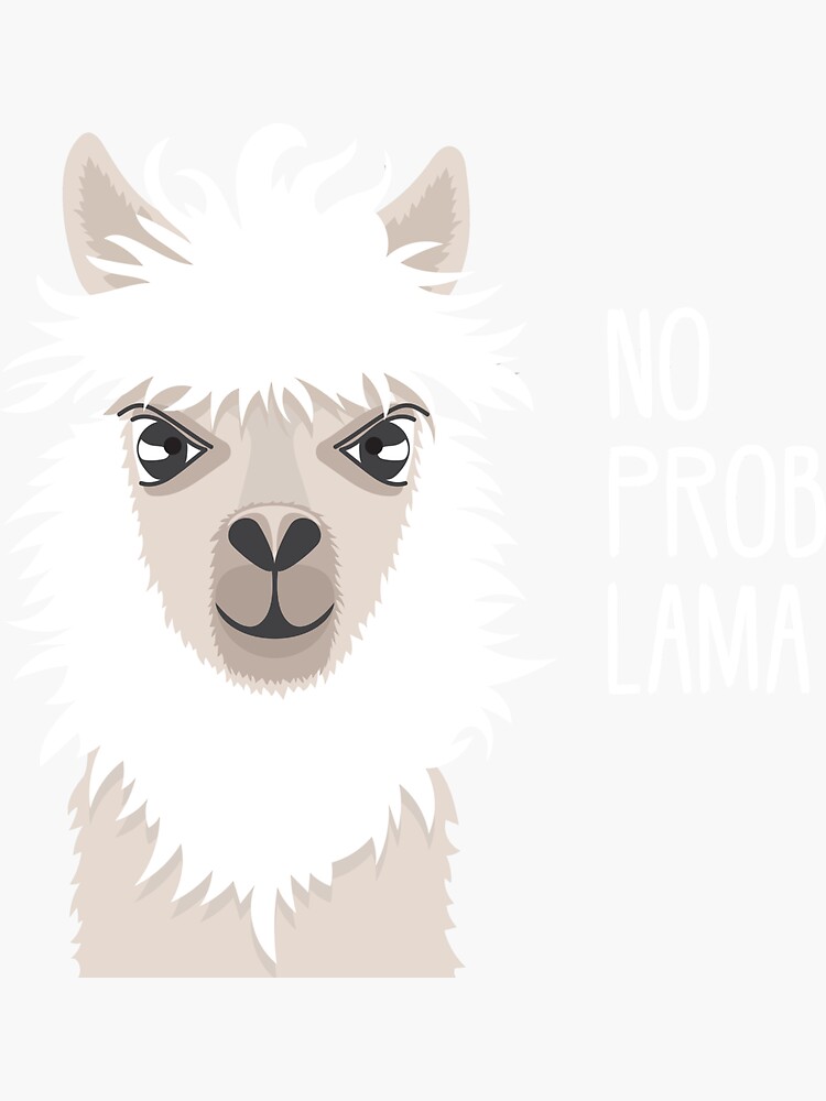 "no problama" Sticker for Sale by davidx098 | Redbubble