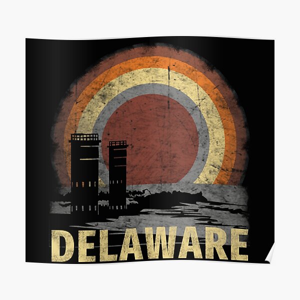 "Delaware Twin Towers" Poster by RunTown | Redbubble