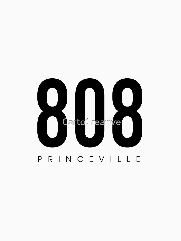 "Princeville, HI - 808 Area Code design" T-shirt by CartoCreative ...