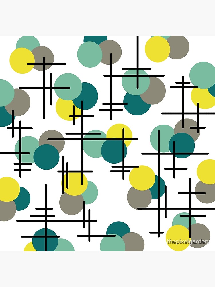 "Atomic Age Molecules Pattern" Poster for Sale by thepixelgarden ...