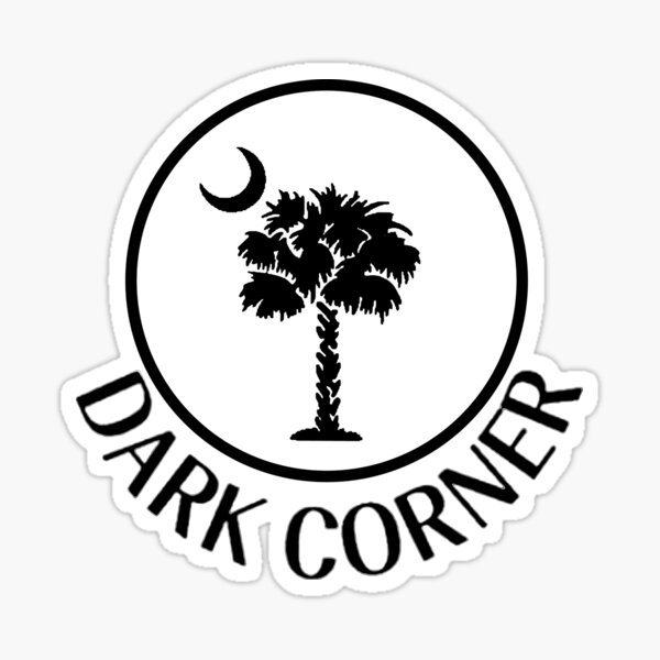 "Dark Corner SC" Sticker by SwampfoxDesign | Redbubble