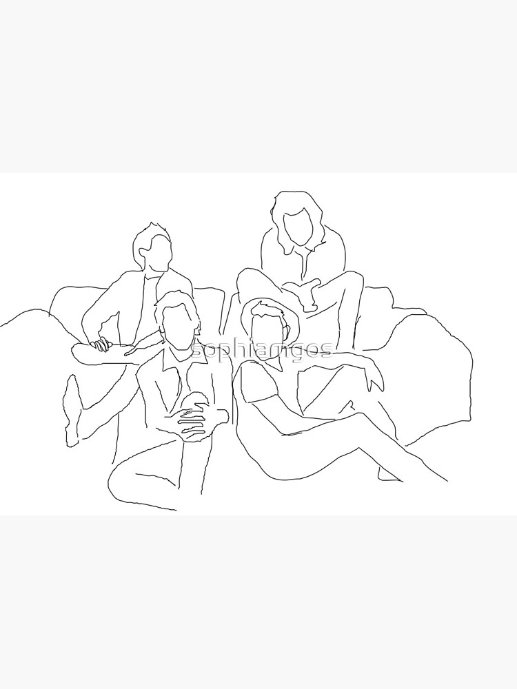 "One Direction Made in the AM Outline" Art Print for Sale by sophiamgos ...