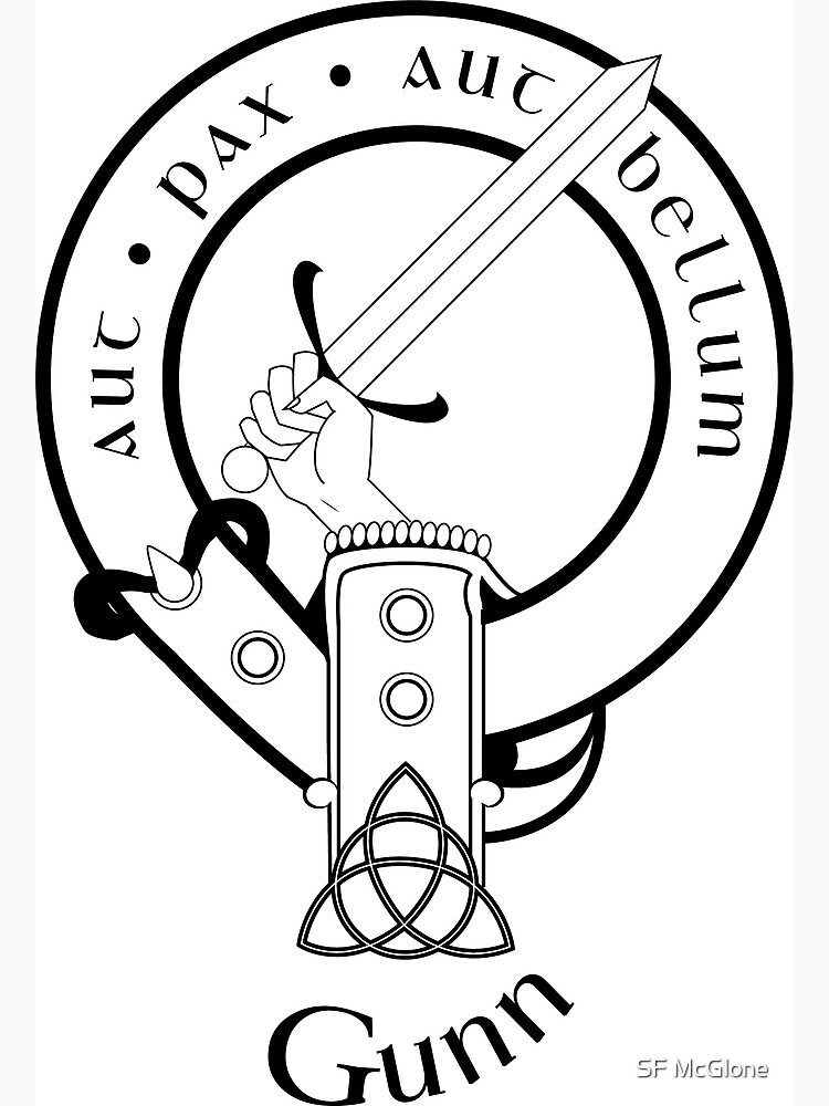 "Gunn Clan Family Crest" Photographic Print by sfmcglone | Redbubble