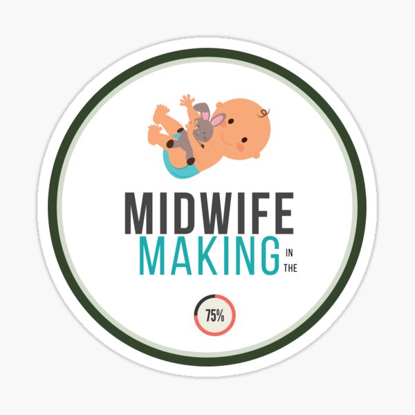 "Student Midwife" Sticker for Sale by Melonball25 | Redbubble