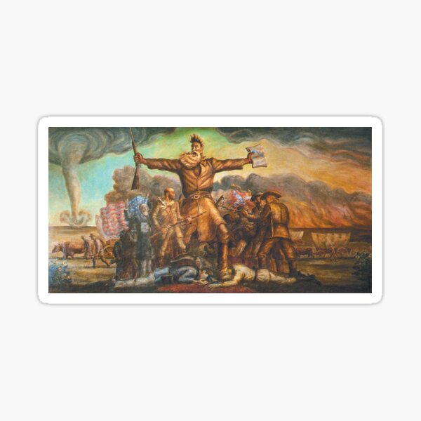 "John Brown" Sticker for Sale by Valkamalia | Redbubble