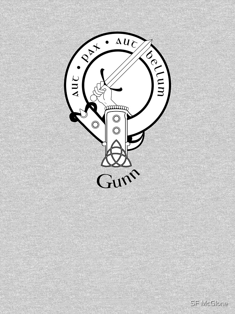 "Gunn Clan Family Crest" T-shirt for Sale by sfmcglone | Redbubble ...