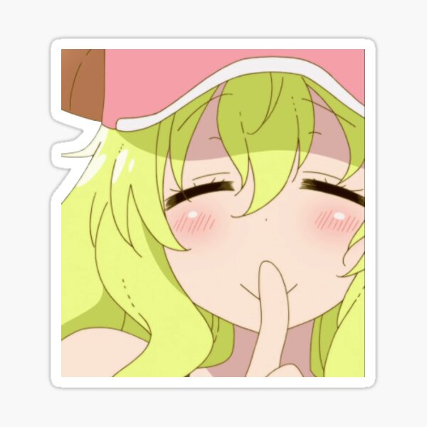 "Lucoa Shhh" Sticker for Sale by DarkMysteryMan | Redbubble