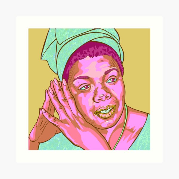 "Maya Angelou- Womens History Month" Art Print by revonthem | Redbubble