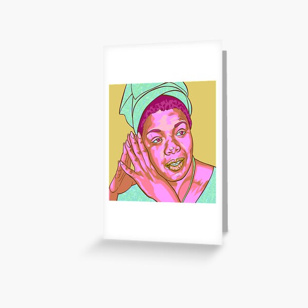 "Maya Angelou- Womens History Month" Greeting Card for Sale by ...
