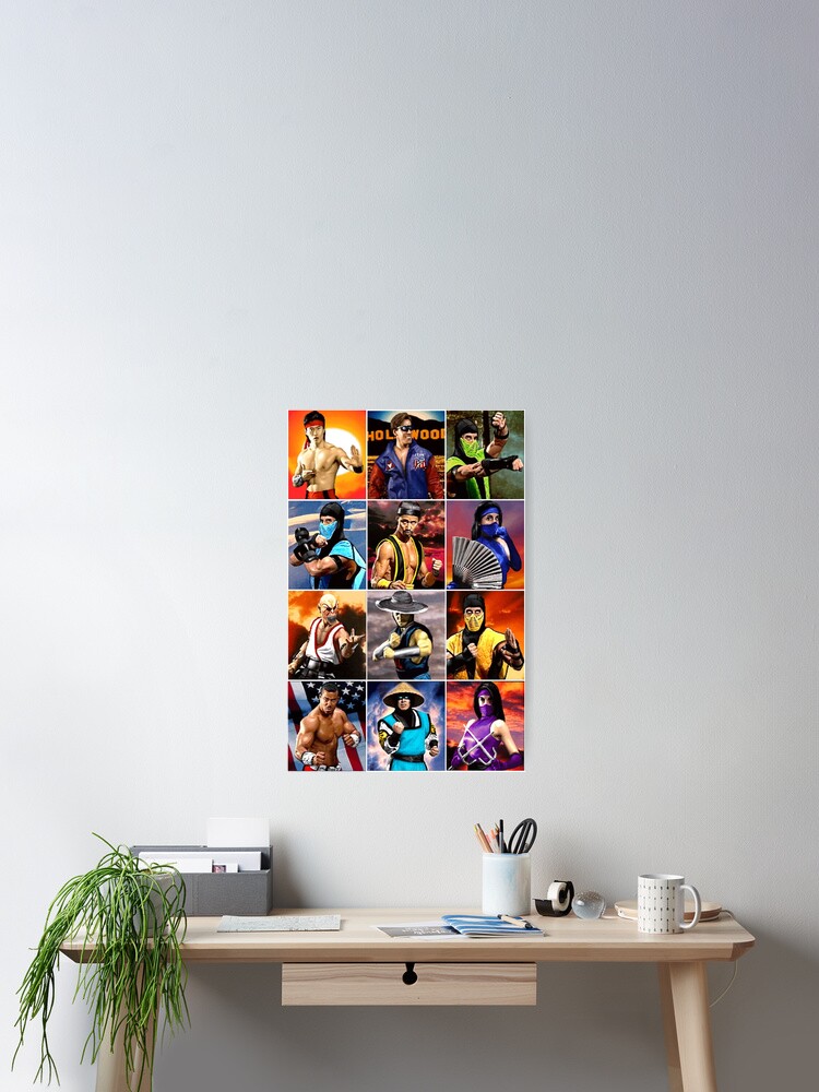 "Mortal Kombat 2 Kombatants" Poster for Sale by MammothTank | Redbubble