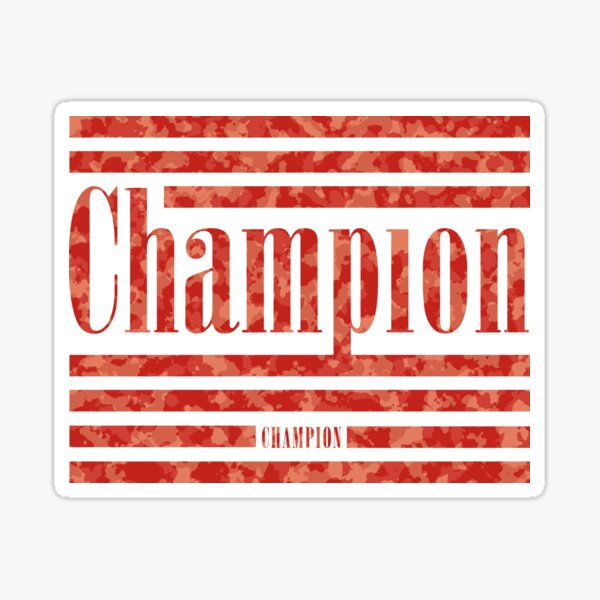 "Champion flag" Sticker for Sale by MrTeeTime | Redbubble