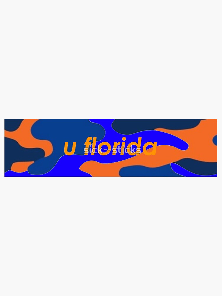 "UF Camo Sticker" Sticker for Sale by sick--sticks | Redbubble