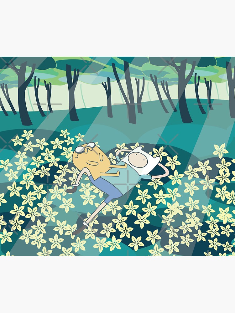 "Field of Flowers (Adventure Time)" Sticker for Sale by castl3t0ndesign ...