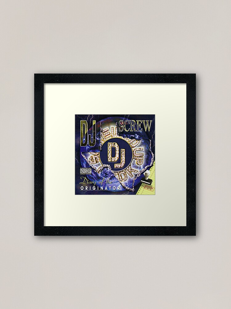 "Dj Screw" Framed Art Print for Sale by svampwolf | Redbubble