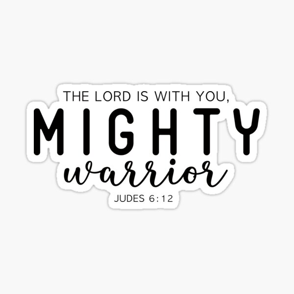 "Mighty Warrior" Sticker for Sale by corbrand | Redbubble