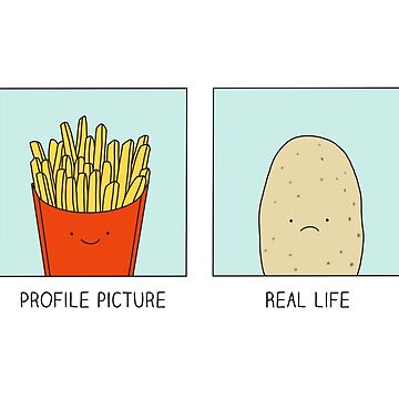 "Fries vs Potato" Greeting Card for Sale by Milkyprint | Redbubble