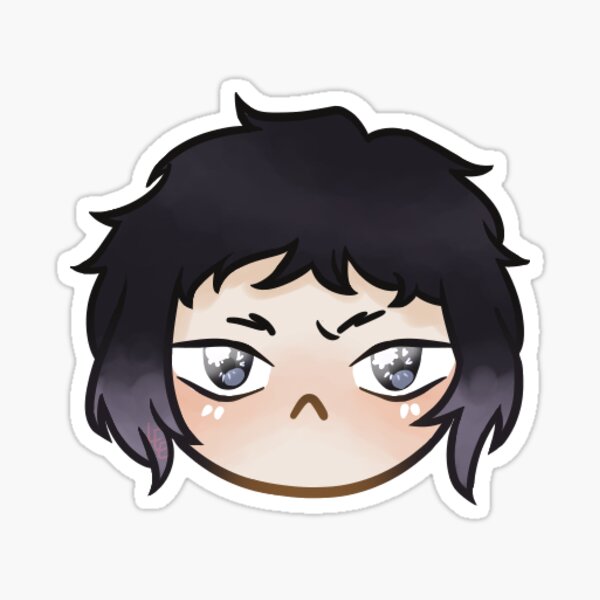 "BSD Mochi || Shin Soukoku - Akutagawa" Sticker for Sale by ...