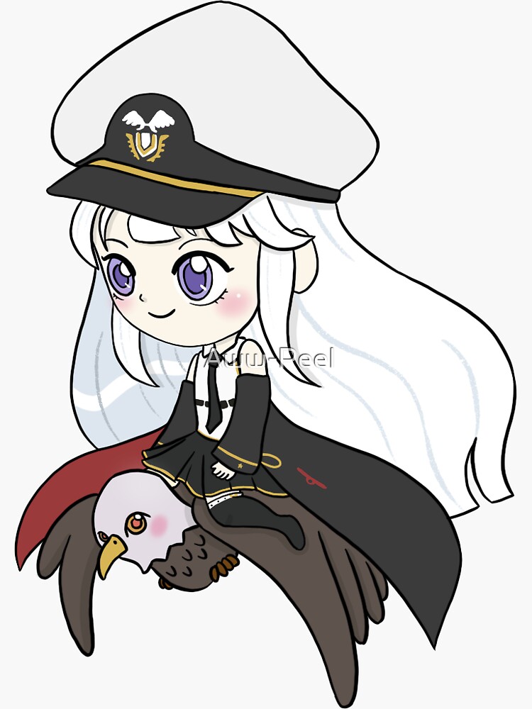 "Azur Lane Enterprise Sticker" Sticker for Sale by Aww-Peel | Redbubble