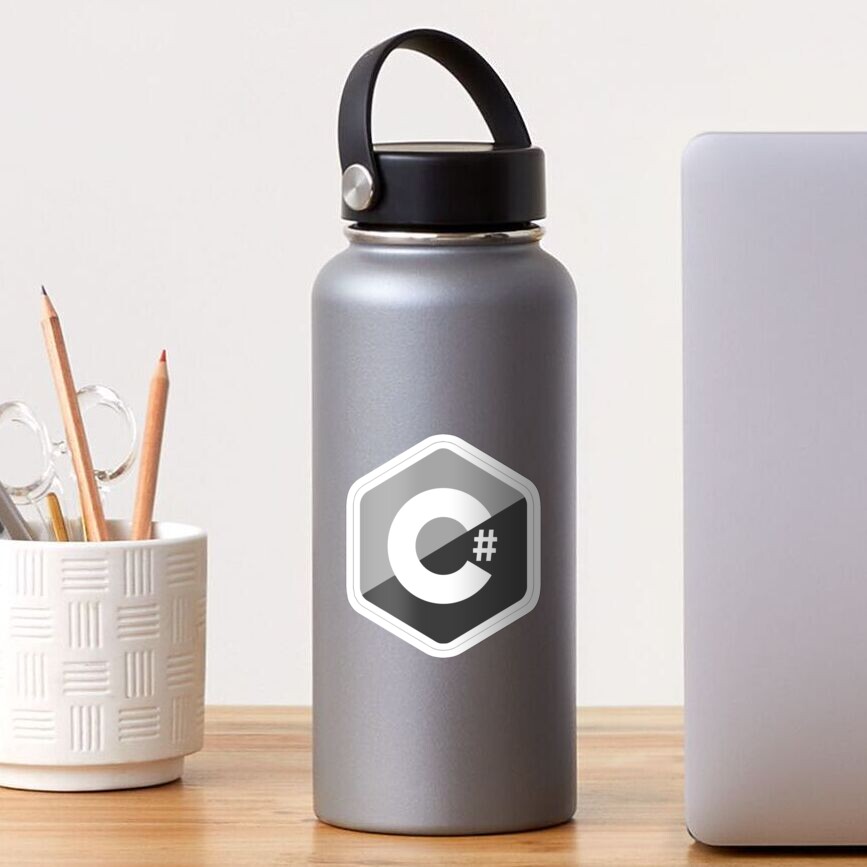 "CSHARP logo" Sticker for Sale by hasselbackt | Redbubble
