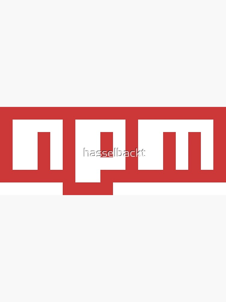 "NPM logo" Metal Print for Sale by hasselbackt | Redbubble