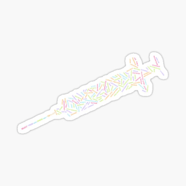 "SQL Injection" Sticker by lovedeep | Redbubble