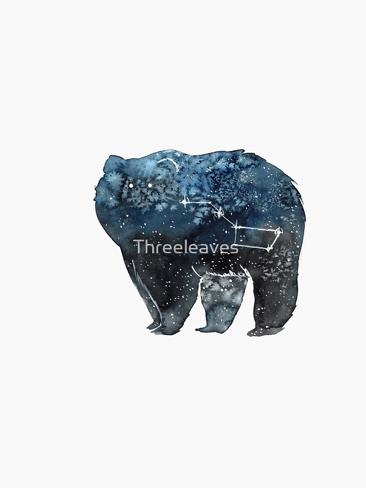 "Ursa Major" Sticker for Sale by Threeleaves | Redbubble