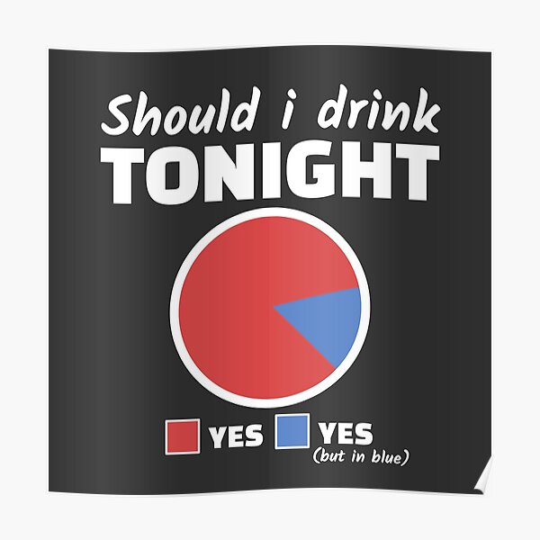 "Student Party Drinking Go Chart Pie Chart" Poster for Sale by ...