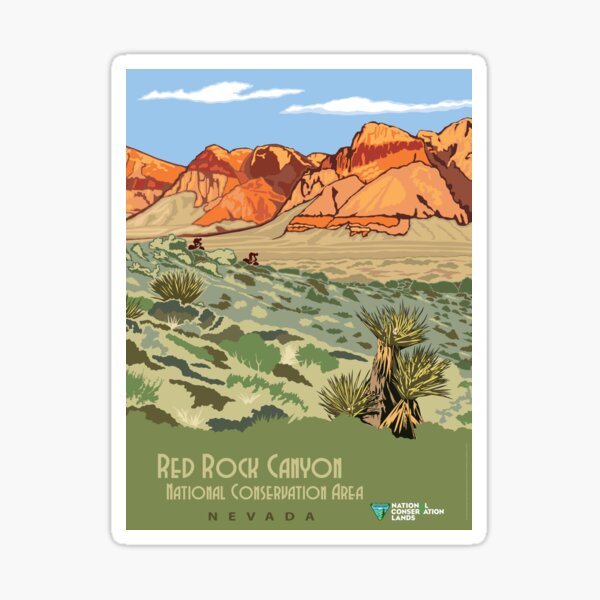 Red Rock Canyon Stickers | Redbubble