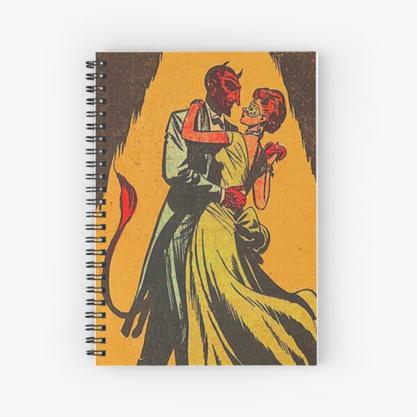 "Dance With A Devil" Spiral Notebook for Sale by TheWhiteBear | Redbubble