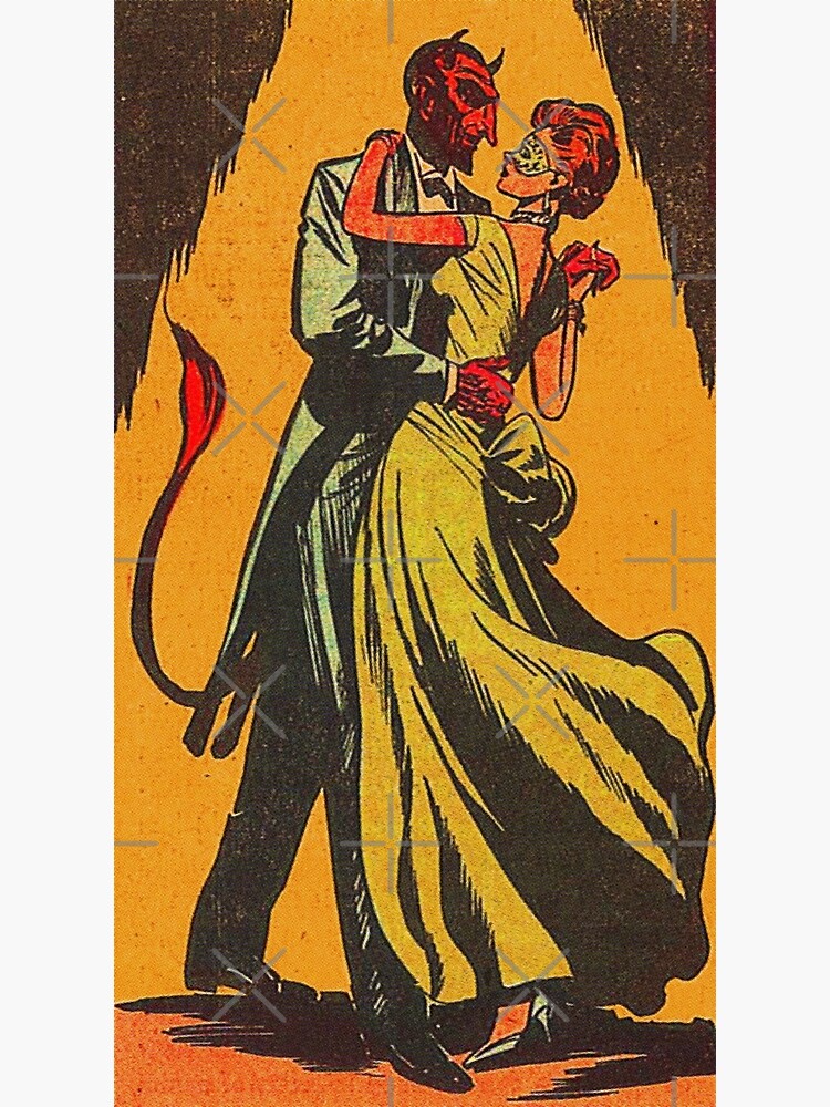 "Dance With A Devil" Art Print for Sale by TheWhiteBear | Redbubble