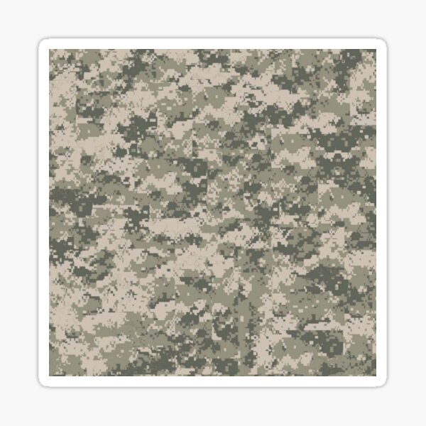 "Standard Military Camouflage " Sticker by FantasySkyArt | Redbubble